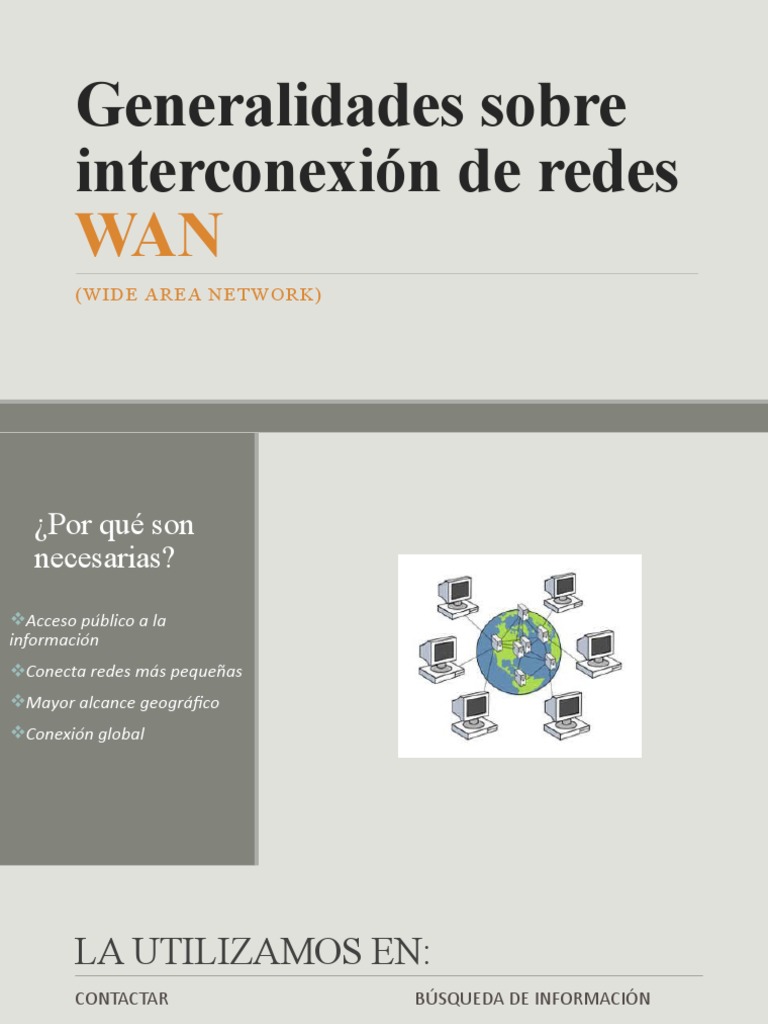 Generalidades Esobre Interconexión de Redes WAN | PDF
