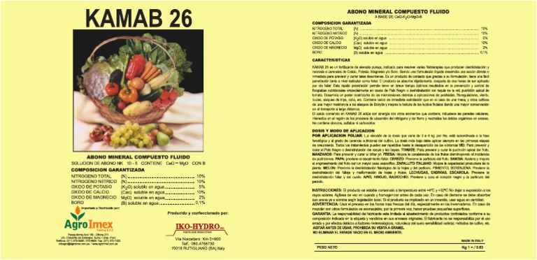 Kamab 26 Etiqueta | PDF