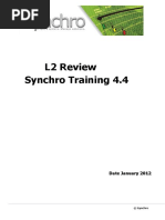 Synchro Pro 4D Training Guide | PDF | Computer File | Software