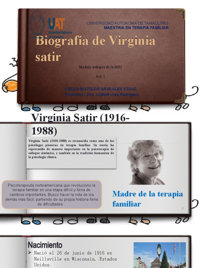 Virginia Satir | PDF | Psicoterapia | Autoestima