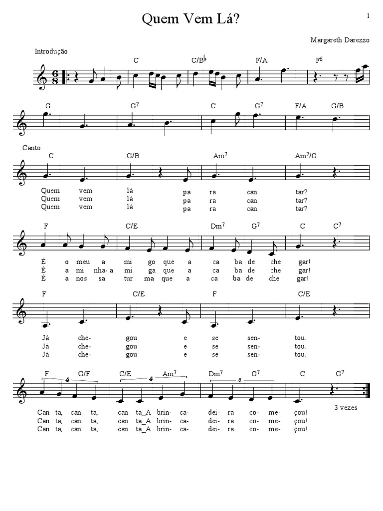 Apostila Canto Coral - Infantil | PDF