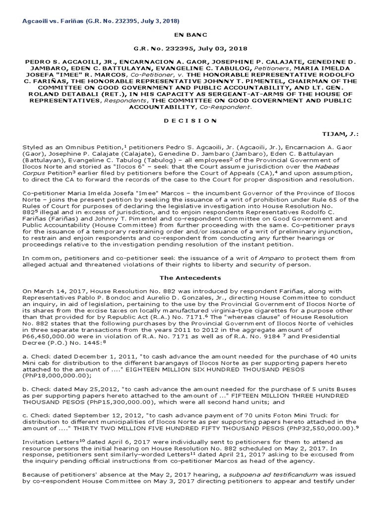 Full Text Cases Module 3 | PDF | Habeas Corpus | Writ Of Prohibition