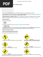 Significado de señales de tránsito preventivas | PDF | Peatonal | Semáforo