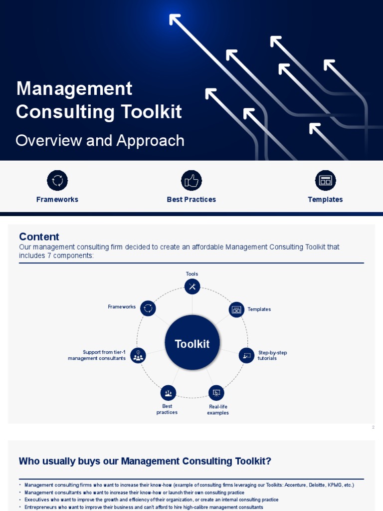 Management Consulting Toolkit - Overview and Approach | PDF | Strategic ...