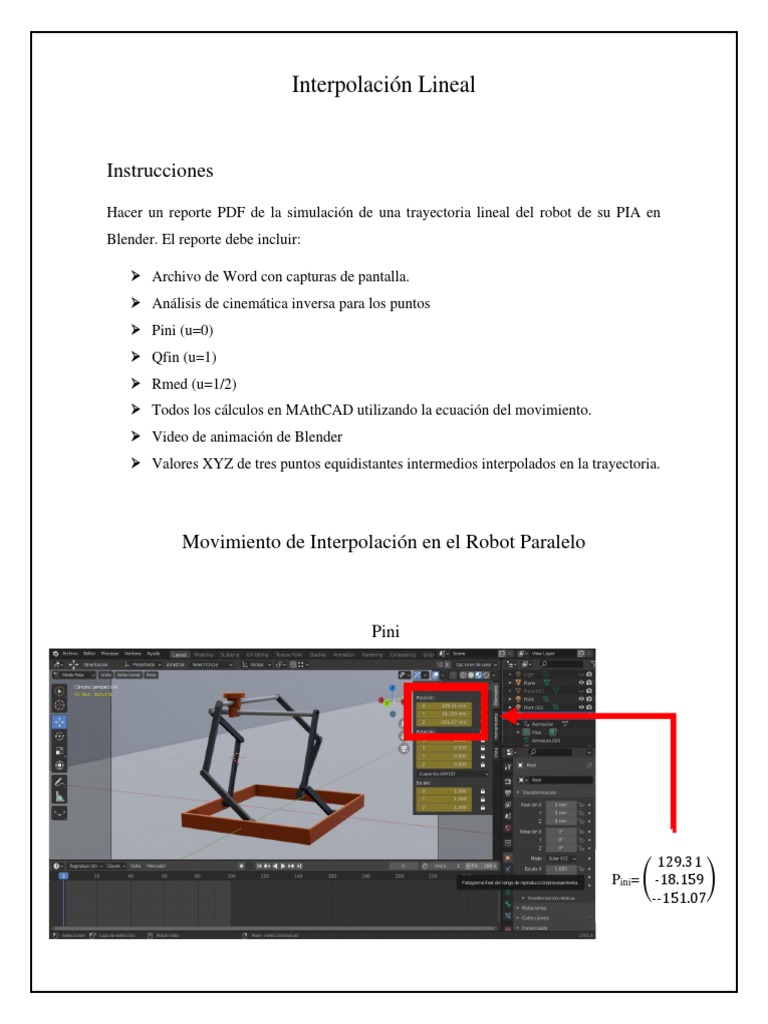 Interpolación Lineal | PDF