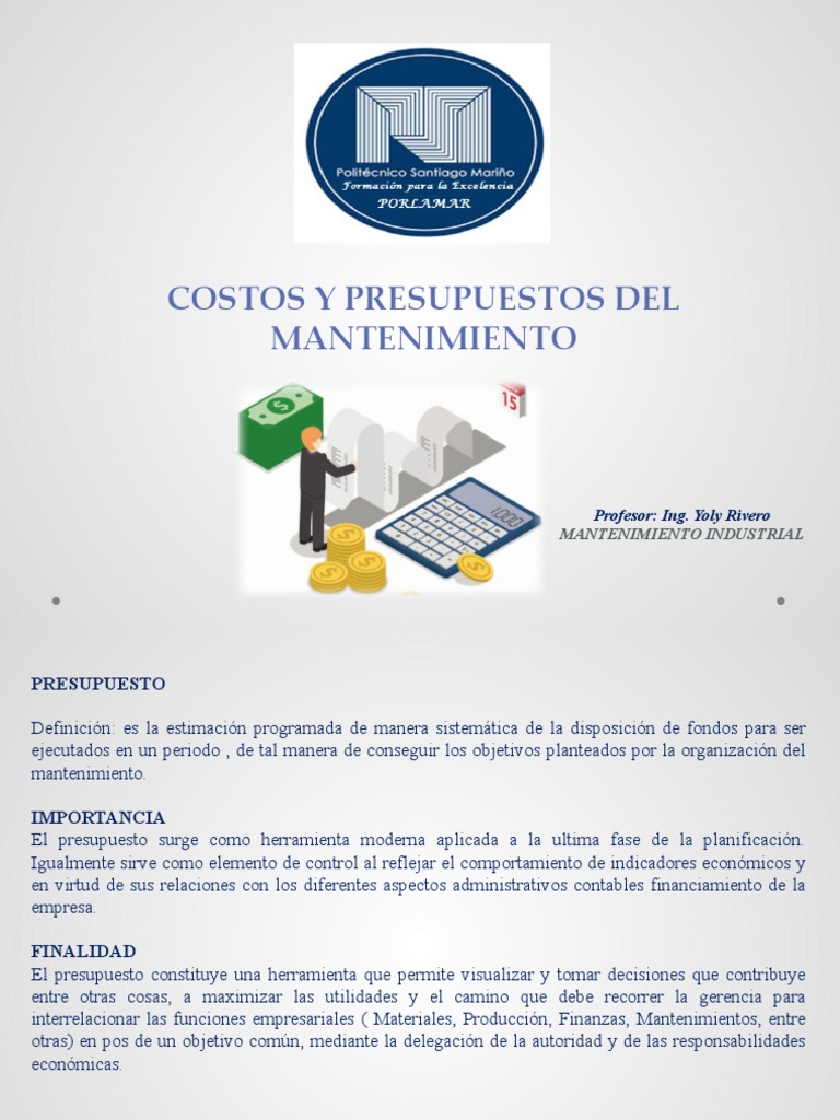 Costos y Presupuestos | PDF | Presupuesto | Economias