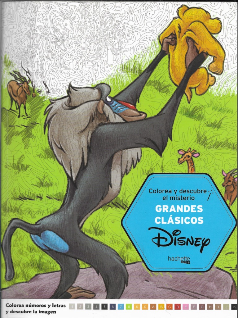 Libro Disney - Colorea y Descubre 1-27 | PDF