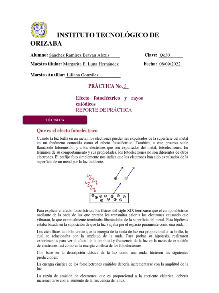 Reporte de Practica 3 - Sanchez - R - Brayan - Alexis | PDF | Ligero ...