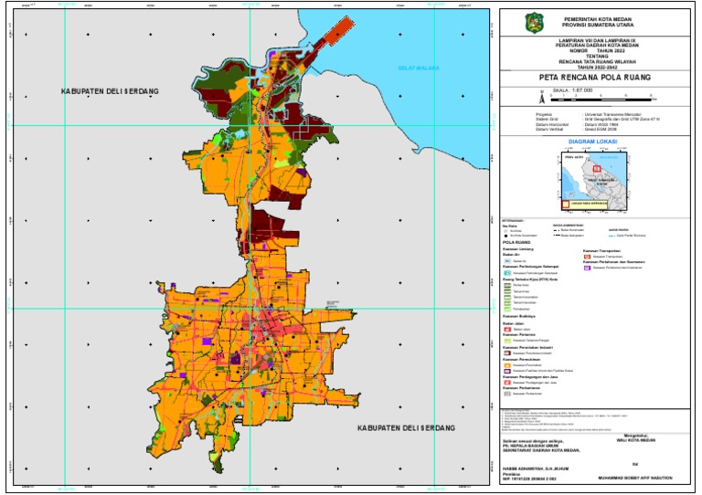 Peta RTRW Kota Medan 2022-2042 | PDF