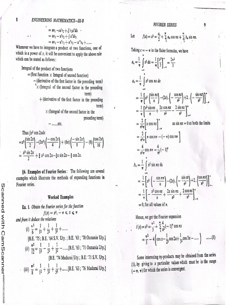 Fourier Series + Boundary Value Problem | PDF