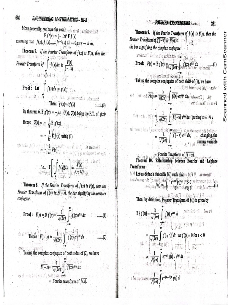 Fourier Transforms | PDF