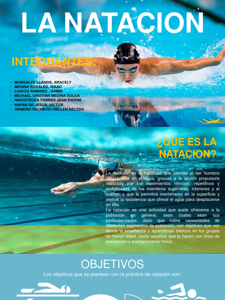 La Natacion | PDF | Natación (deporte) | Nadando