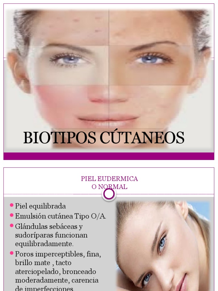 Biotipos Cútaneos | PDF | Piel | Órgano (anatomía)