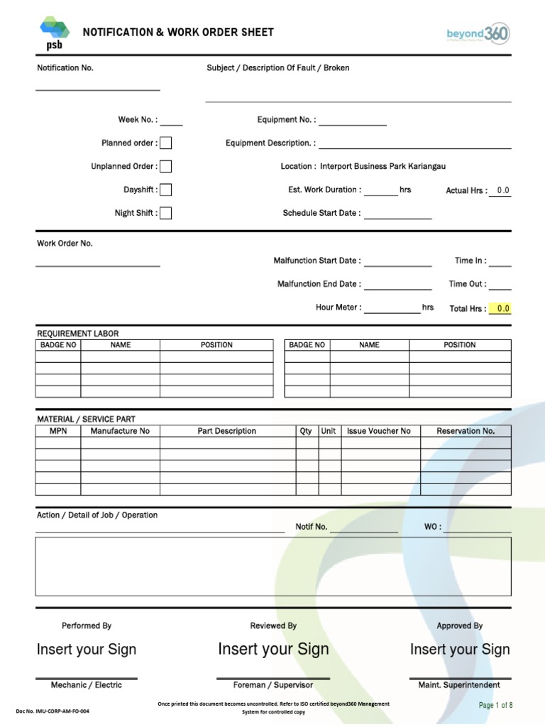 Regular Safety & Mechanical Inspection Backhoe Loader | PDF