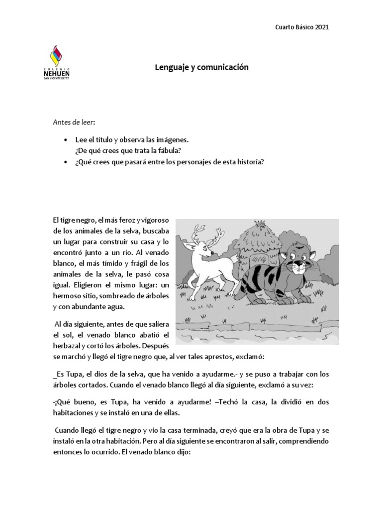 El Tigre Cuento 2021 | PDF