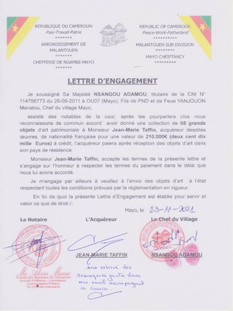 Lettre D'engagement Signée | PDF