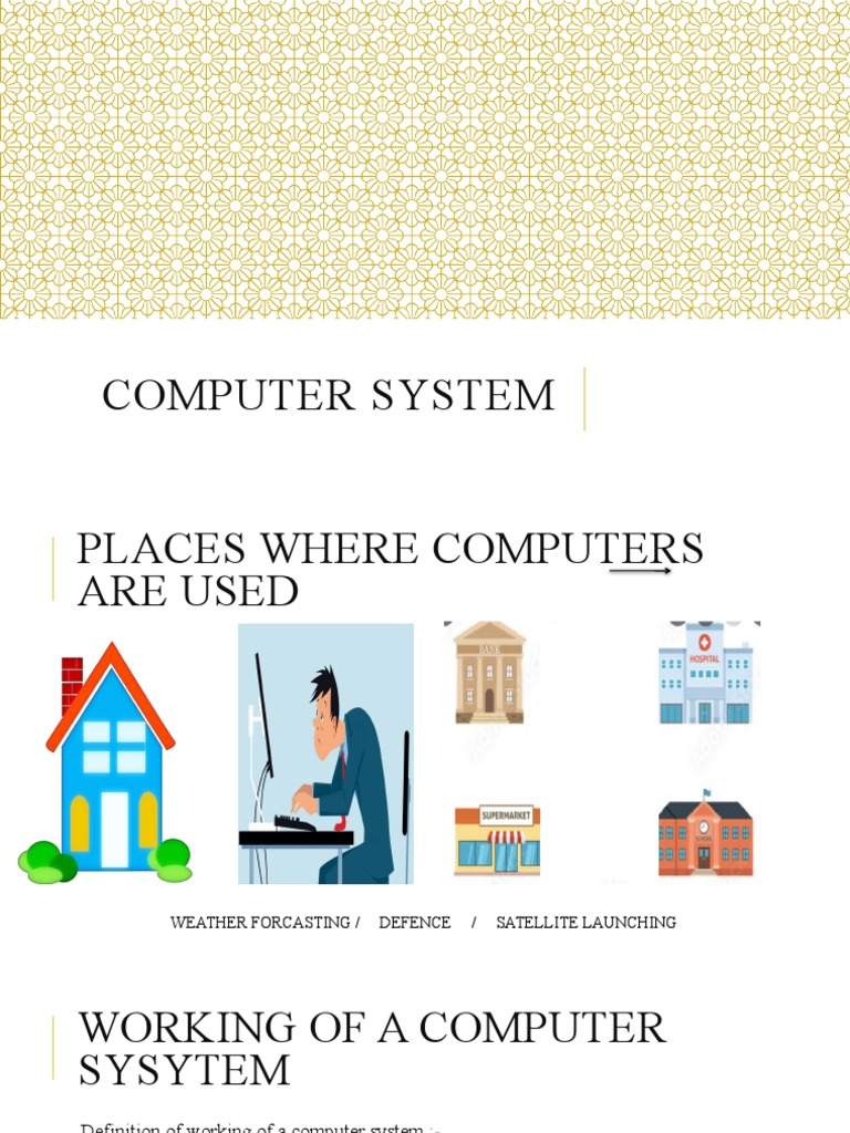 Computer System Pdf Input Output Central Processing Unit