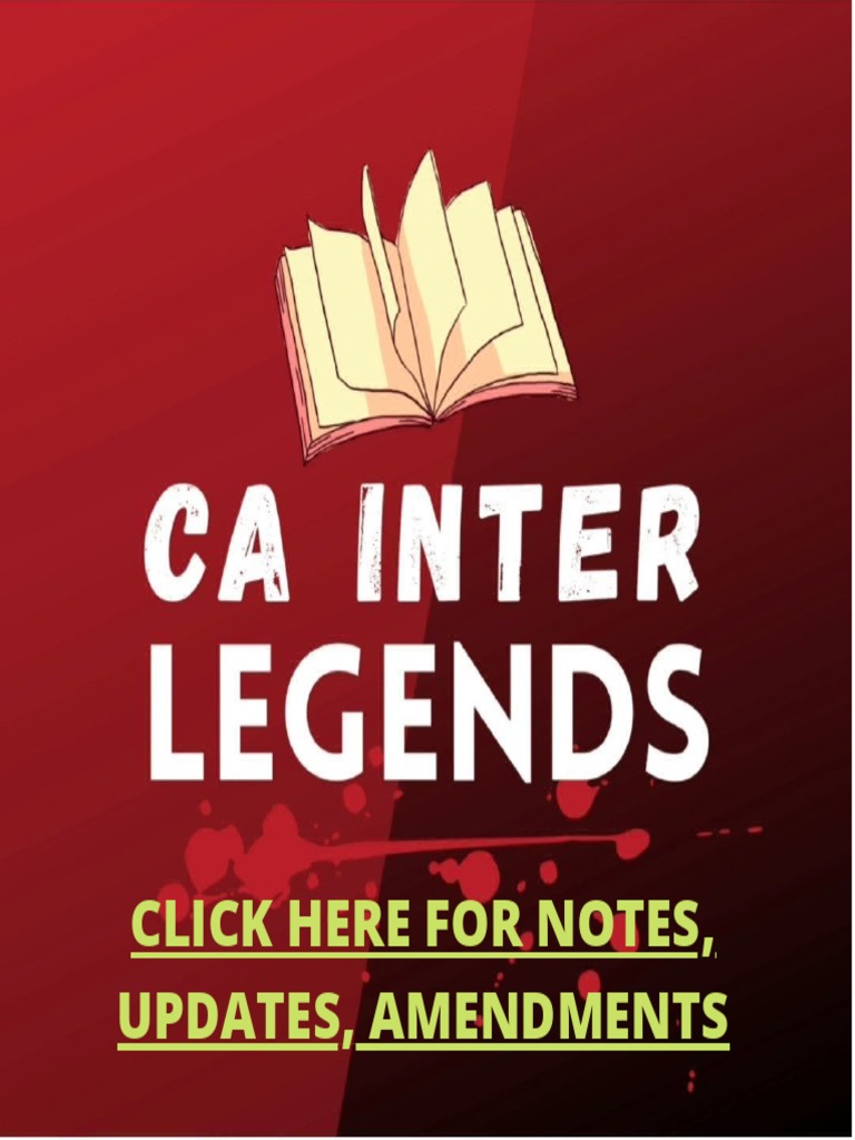@CAInterLegends Adv Accounts May22 | PDF | Wellness
