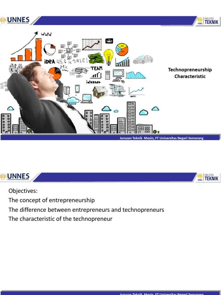 Technopreneurship Guide UNNES | PDF | Entrepreneurship | Business