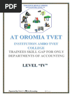 Accounting COC Level 4 2020 | PDF
