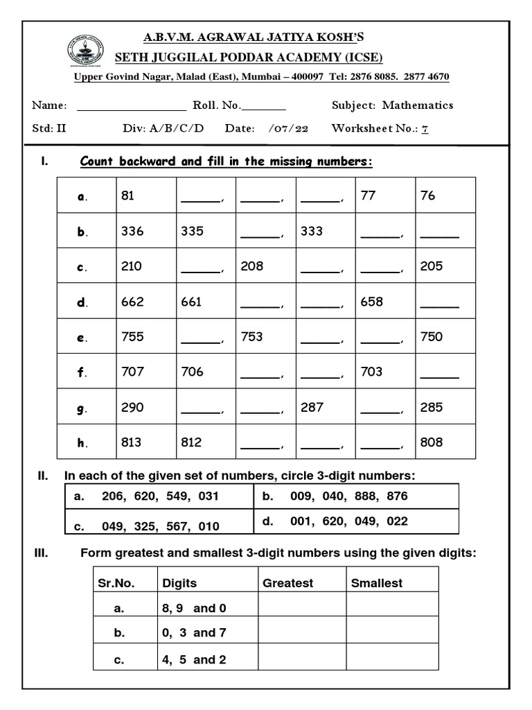 Worksheet Mental Math | PDF | Mathematics