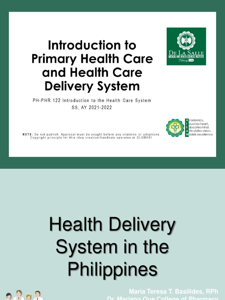 Health Delivery System in the Philippines | PDF | Health Care ...