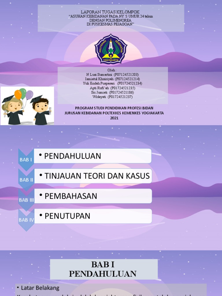 Power Point Tugas Kelompok Kasus Dengan Polimenorea | PDF Power Point Tugas Kelompok Kasus Dengan Polimenorea | PDF