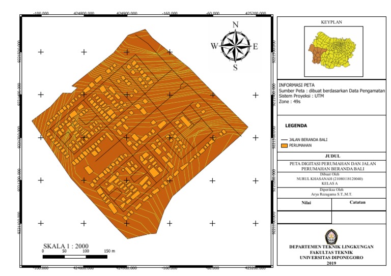 Peta Digitalisasi Permukiman dan Jalan Permukiman Beranda Bali | PDF