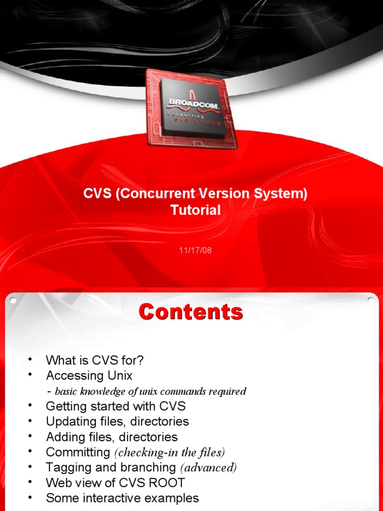 Cvs Tutorial | Download Free PDF | Directory (Computing) | Computer File