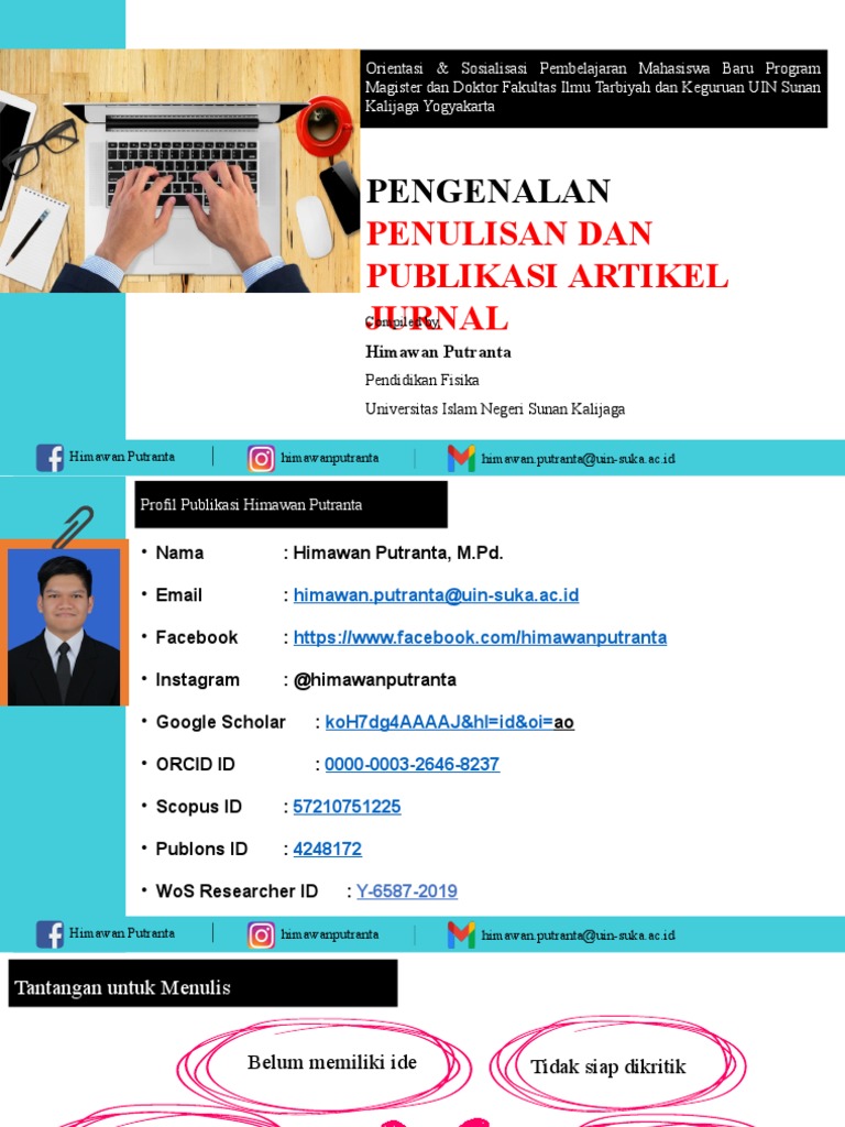 Materi Workshop S2-S3 FITK UIN Sunan Kalijaga - PPKMB 2022 | PDF