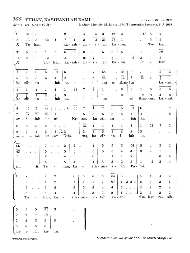Ordinarium Misa Manado | PDF