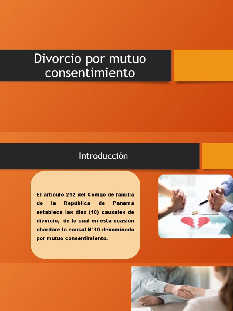 Divorcio por mutuo consentimiento: Un proceso de disolución matrimonial ...
