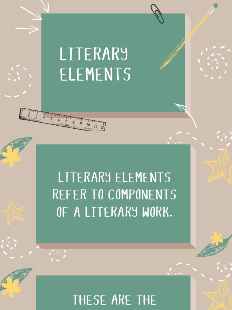 Literary Elements | PDF | Plot (Narrative) | Narration