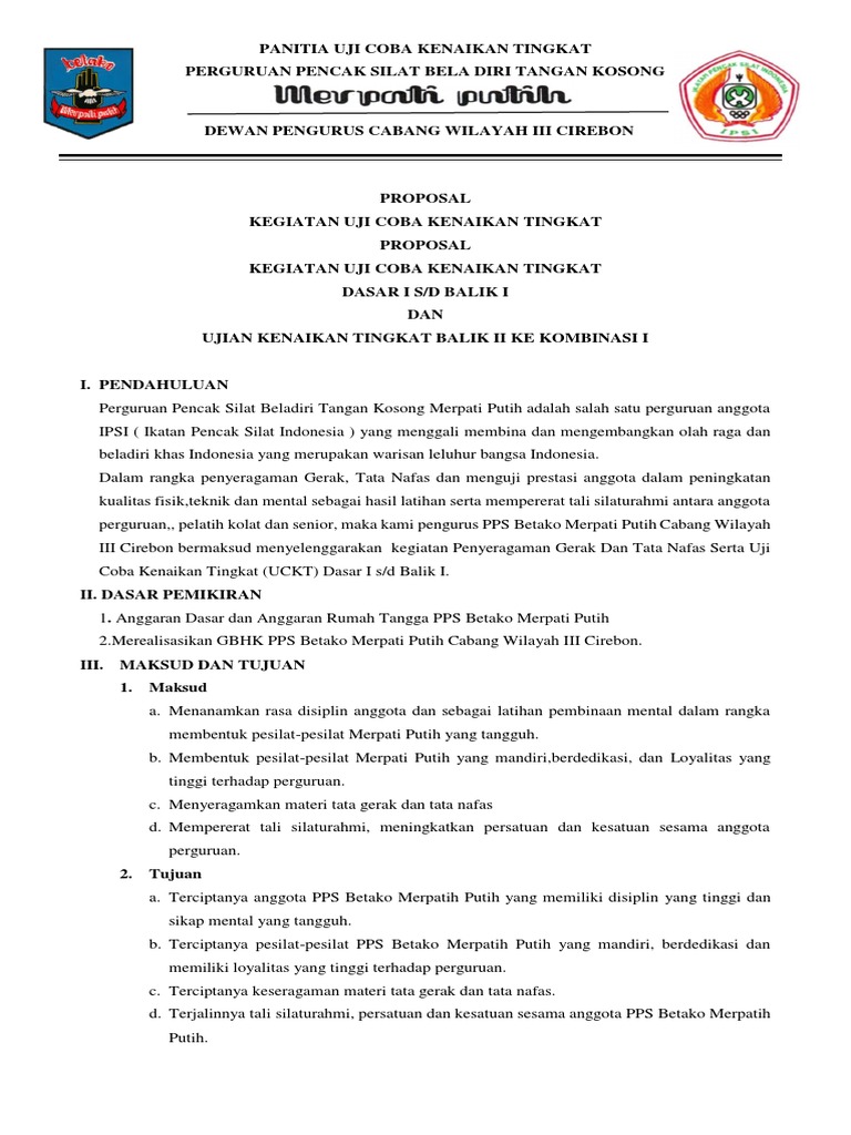 Proposal Uckt September 2022 | PDF