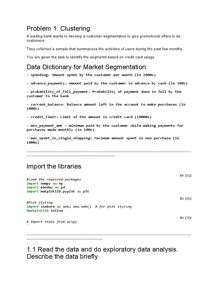 Clustering | PDF | Quartile | Statistics