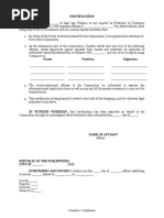 Board Resolution - Authorized Representative | PDF