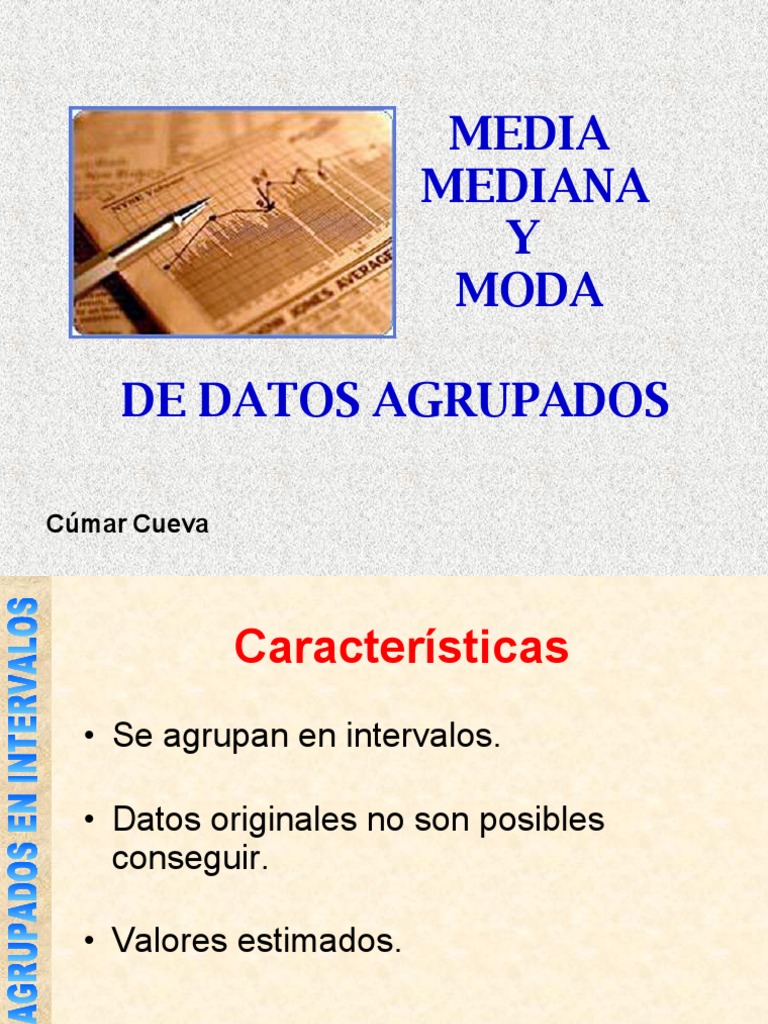 Simbología de Media, Mediana y Moda | PDF | Mediana