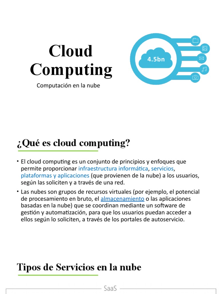 Cloud Computing | PDF | Computación en la nube | Software como servicio