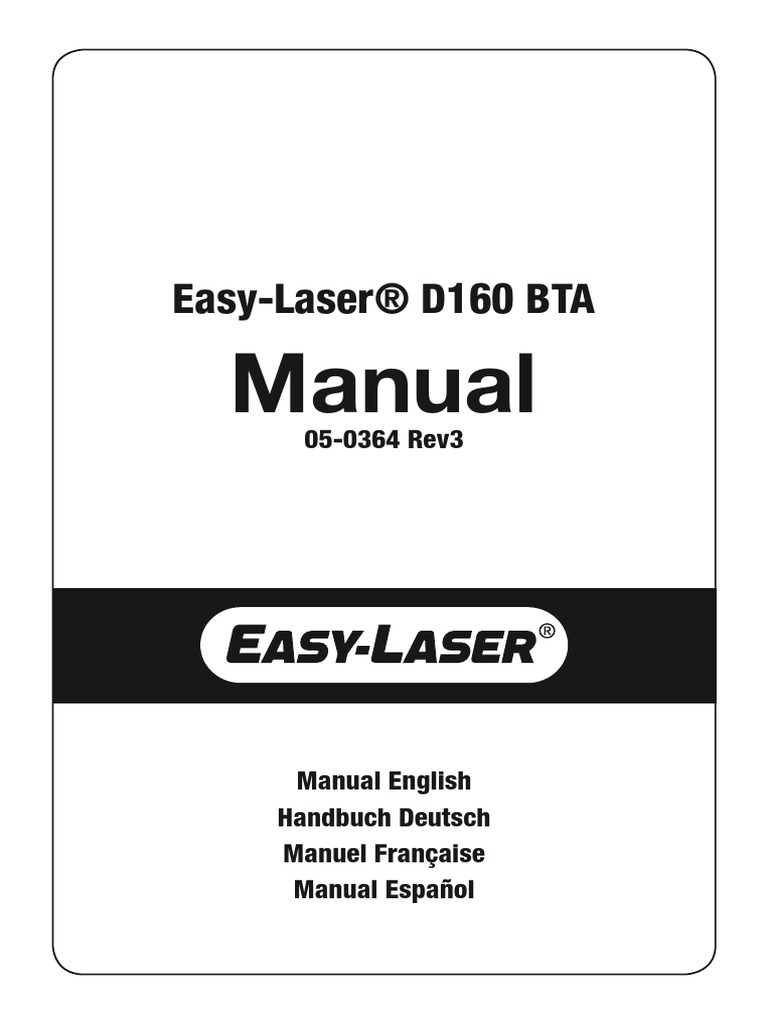 Easy Laser Manual | PDF | Belt (Mechanical)