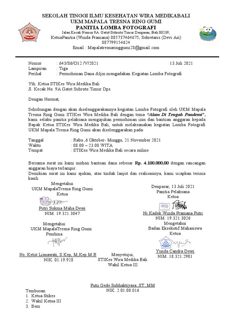 Proposal - Lomba - Fotografi - Ukm Mapala | PDF