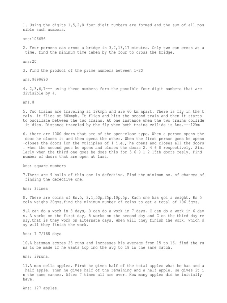 Cts Written Test | PDF | Logical Consequence | Teaching Mathematics