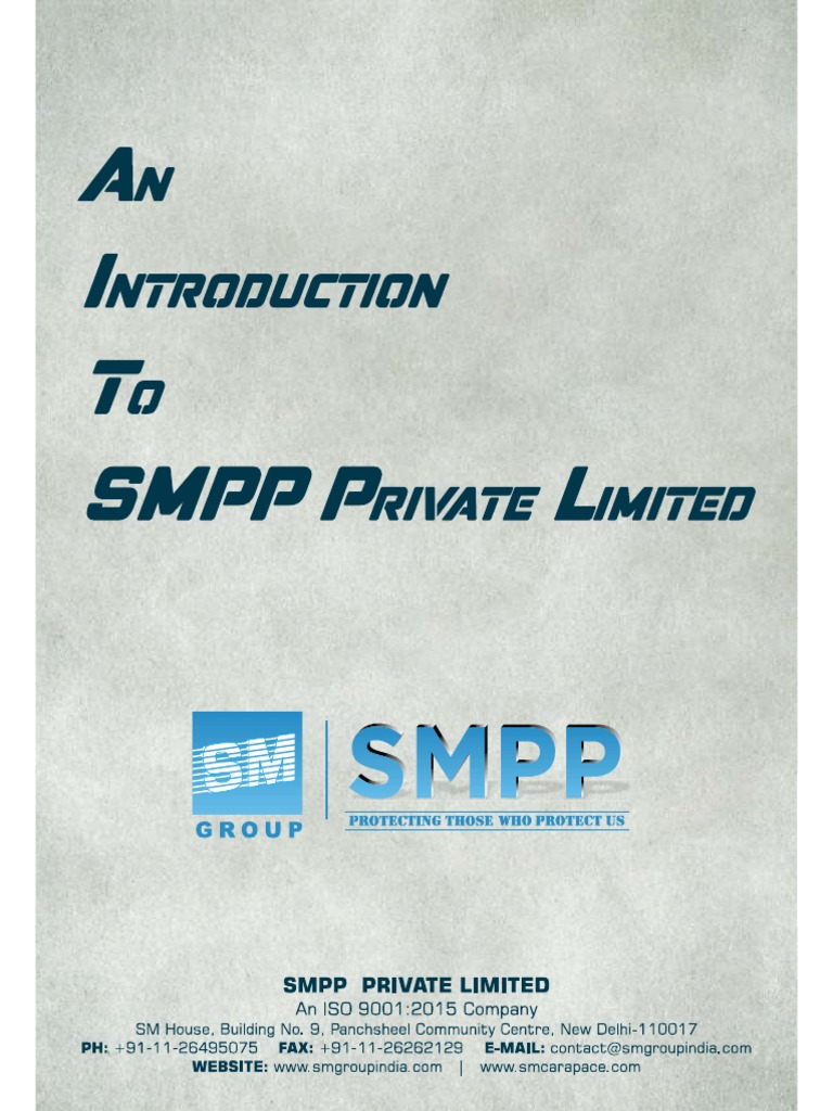 SMPP Short Company Profile | PDF