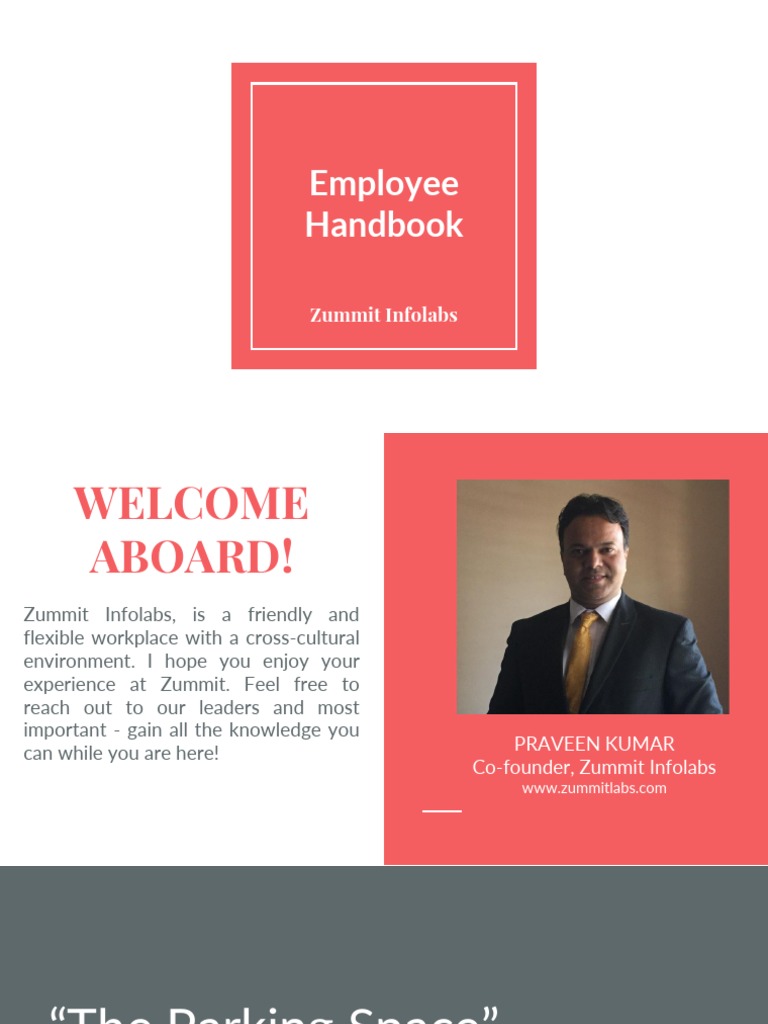 Zummit Infolabs Employee Handbook | PDF | Online Services | Communication