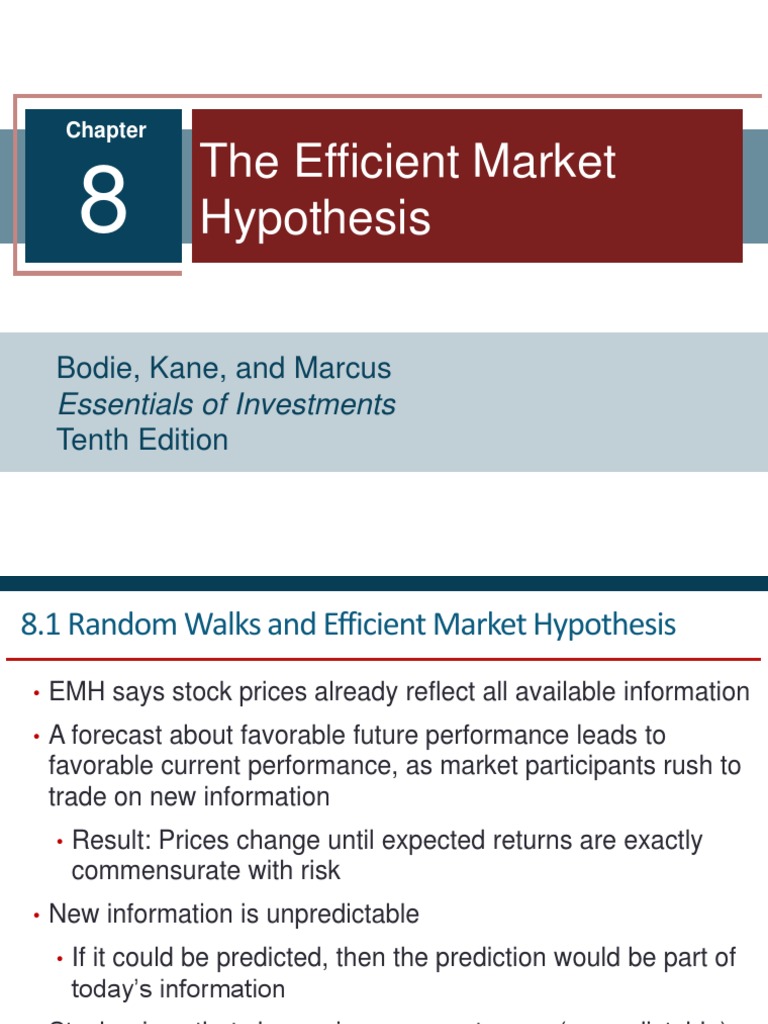 Ch8 Efficient Market Hypothesis | PDF | Efficient Market Hypothesis ... Ch8 Efficient Market Hypothesis | PDF | Efficient Market Hypothesis ...