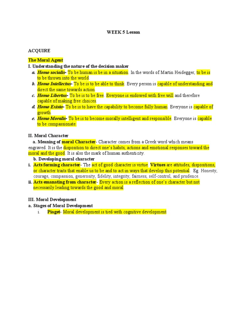 Module 4 | PDF | Conscience | Morality