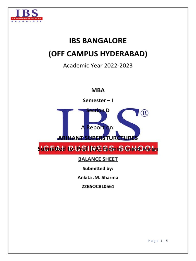 Afm Project | PDF | Book Value | Balance Sheet