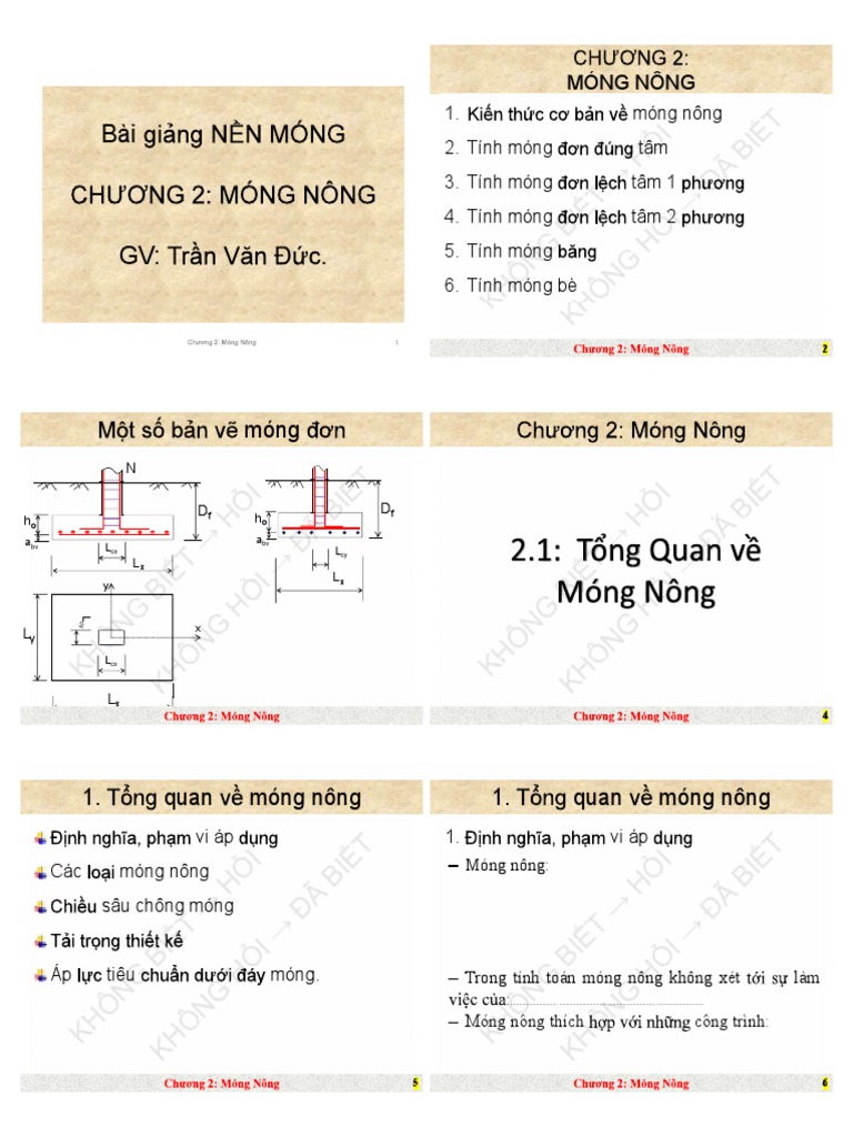 Nền móng-C2 | PDF
