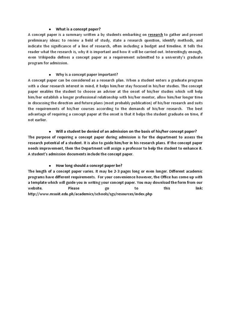 Understanding Concept Papers for Research | PDF | Business | Art