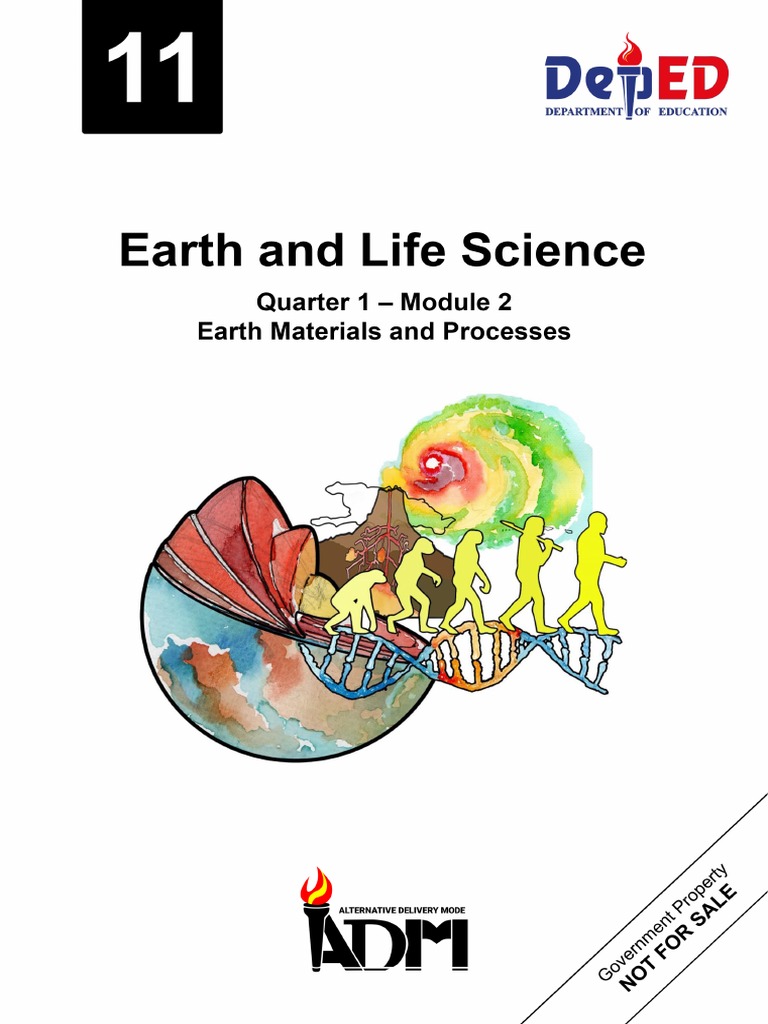 Signed Off - Earth and Life Science11 - q1 - m2 - Earth Materials and Processes - v3 | PDF ...
