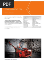 Sandvik Dd321 Development Drill: Technical Specification | PDF | Drill ...